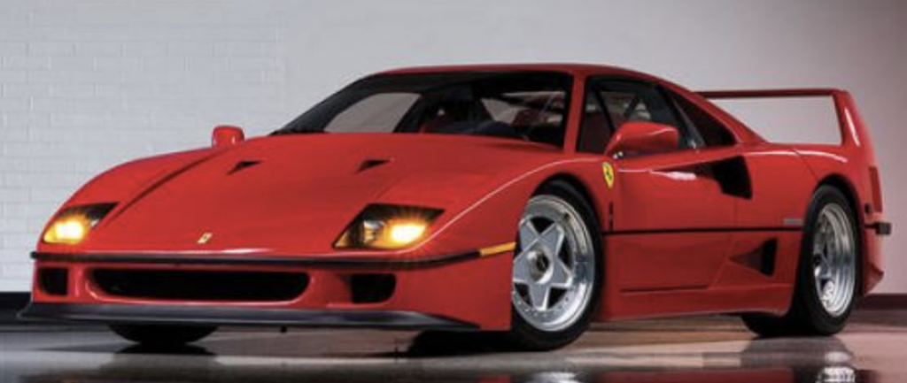 Carte grise Ferrari F40, prix et démarche